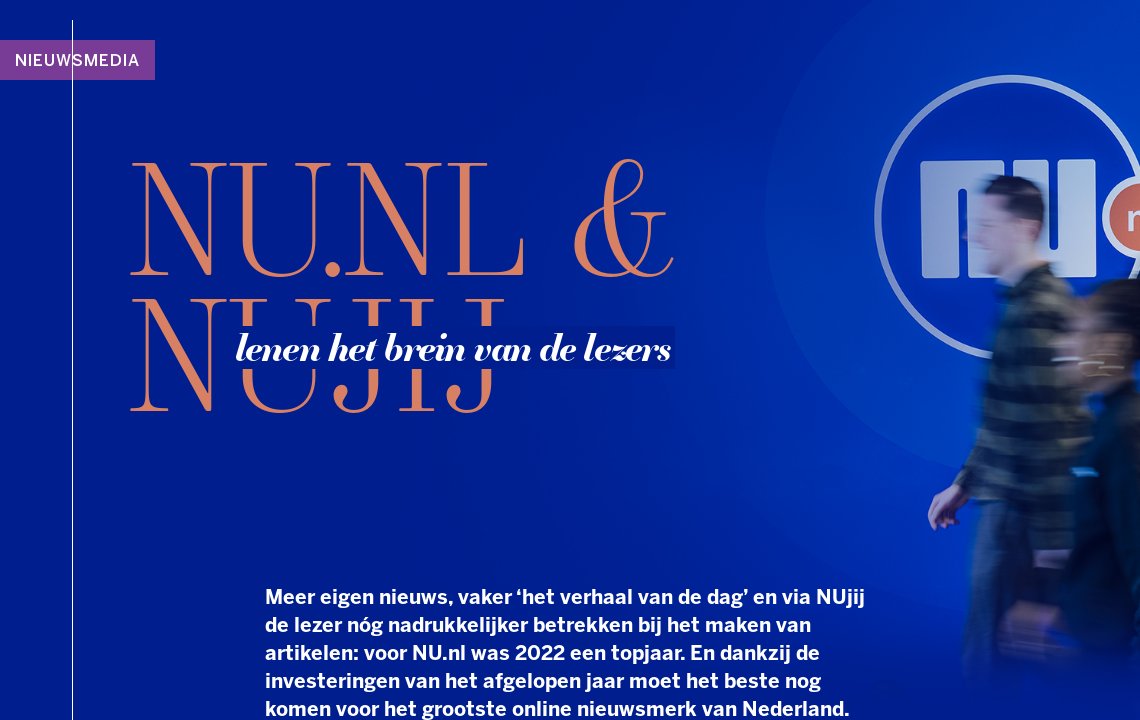 NU.nl & NUjij - DPG Media jaarverslag 2022