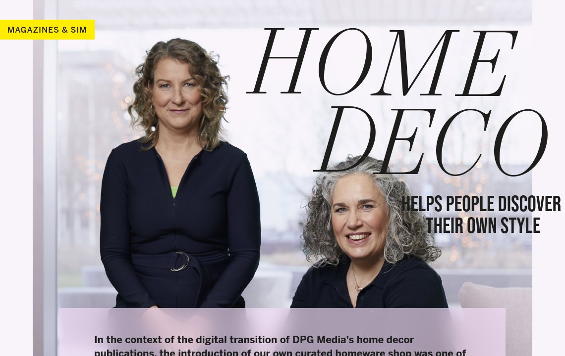 Home deco helps people discover their own style - DPG Media Annual ...