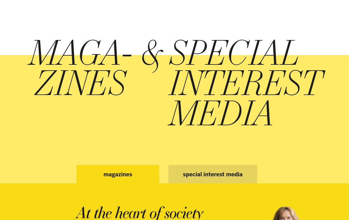 Magazines & SIM - DPG Media Annual Report 2024
